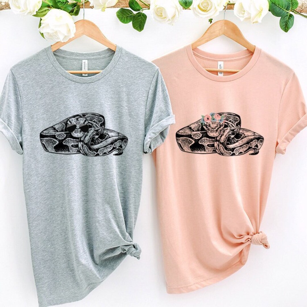 Ball Python Shirt, Floral or Sunglasses Snake Mom Dad Tshirt, Tee ...