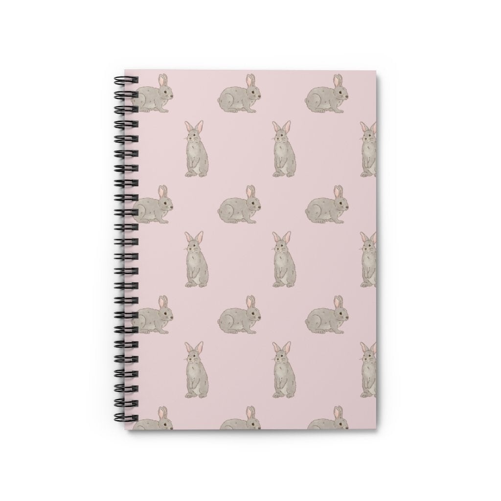 Rabbit Notebook Pet Animal Spiral Notebook Cute Notepad | Etsy