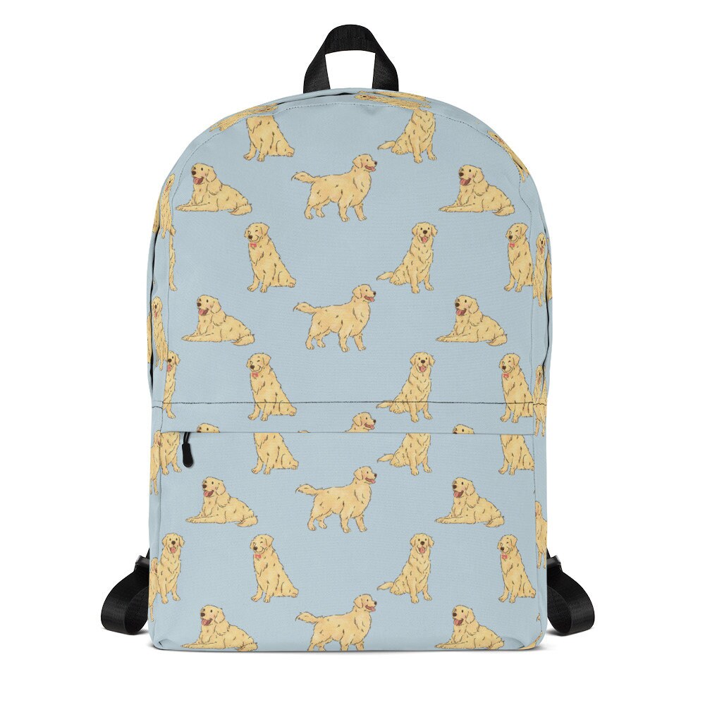 Golden Retriever Backpack Dog Laptop Bag Women's Travel | Etsy