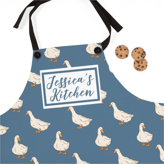 Custom Apron Duck Aprons Farm Animal Personalized Cooking | Etsy
