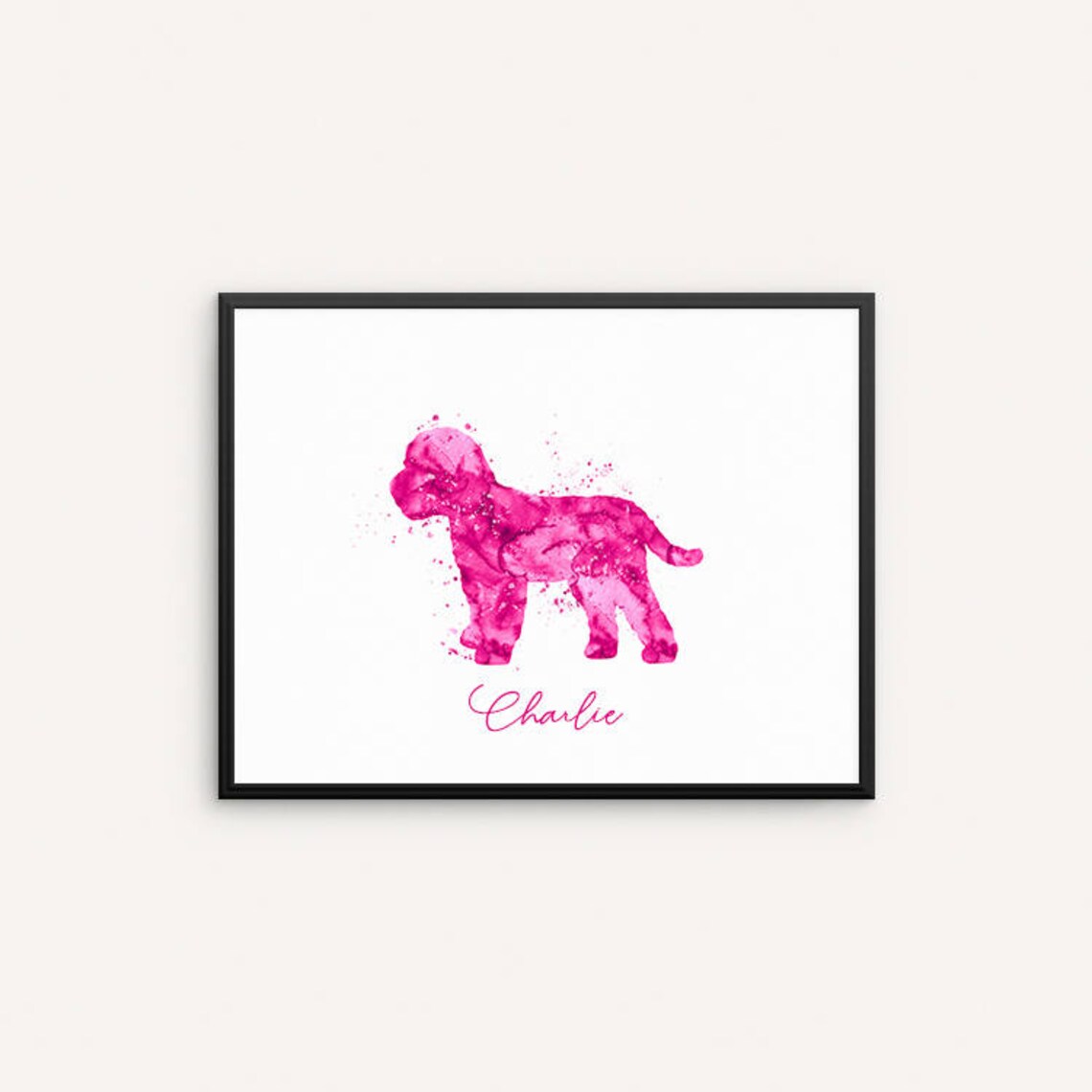 Cockapoo Watercolor Print Cockapoo Art Watercolor Dog Wall - Etsy