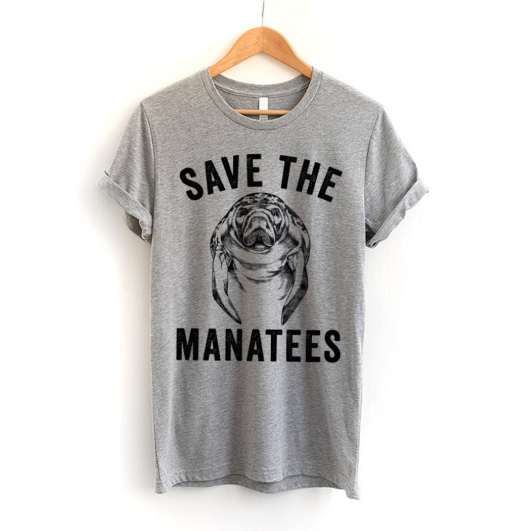 Save the Manatees Shirt, Chubby Manatee T-shirt, Floaty Potato ...