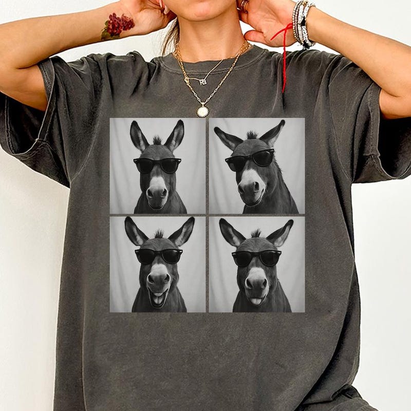 Photo Tshirt Donkey - Etsy