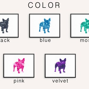 French Bulldog Watercolor Print, Frenchie Art, Watercolor Dog Wall Art ...