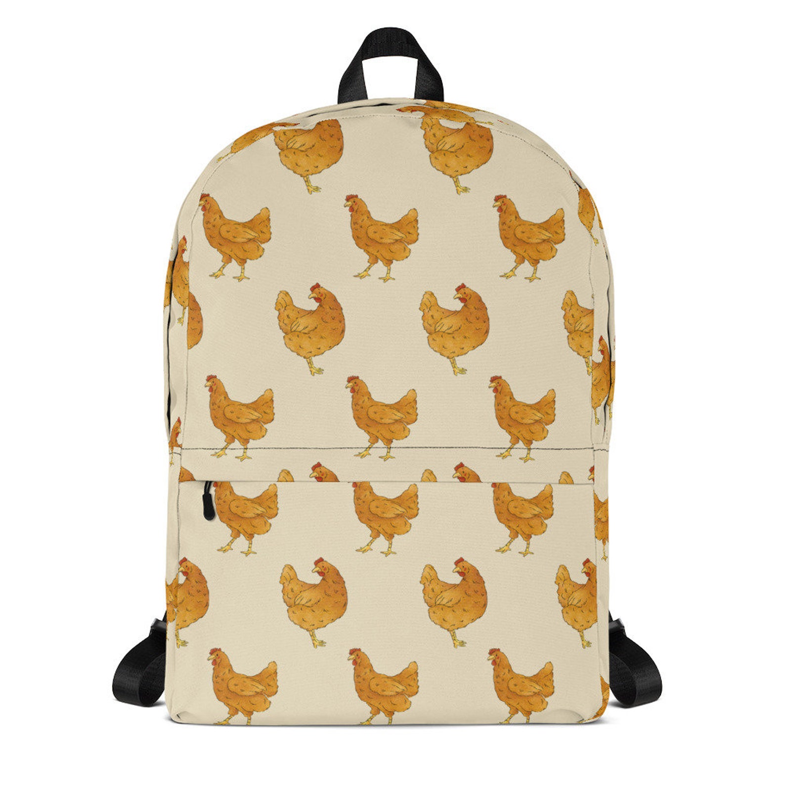 Chicken Backpack Farm Animal Laptop Bag Women's Travel | Etsy