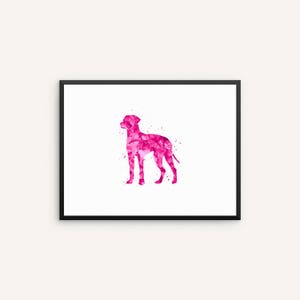 Rhodesian Ridgeback Watercolor Print Art Watercolor Dog Wall - Etsy