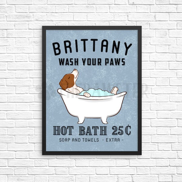 Dog Bathroom Sign - Etsy