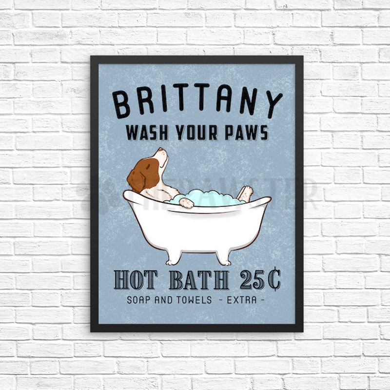 Dog Bathroom Sign - Etsy