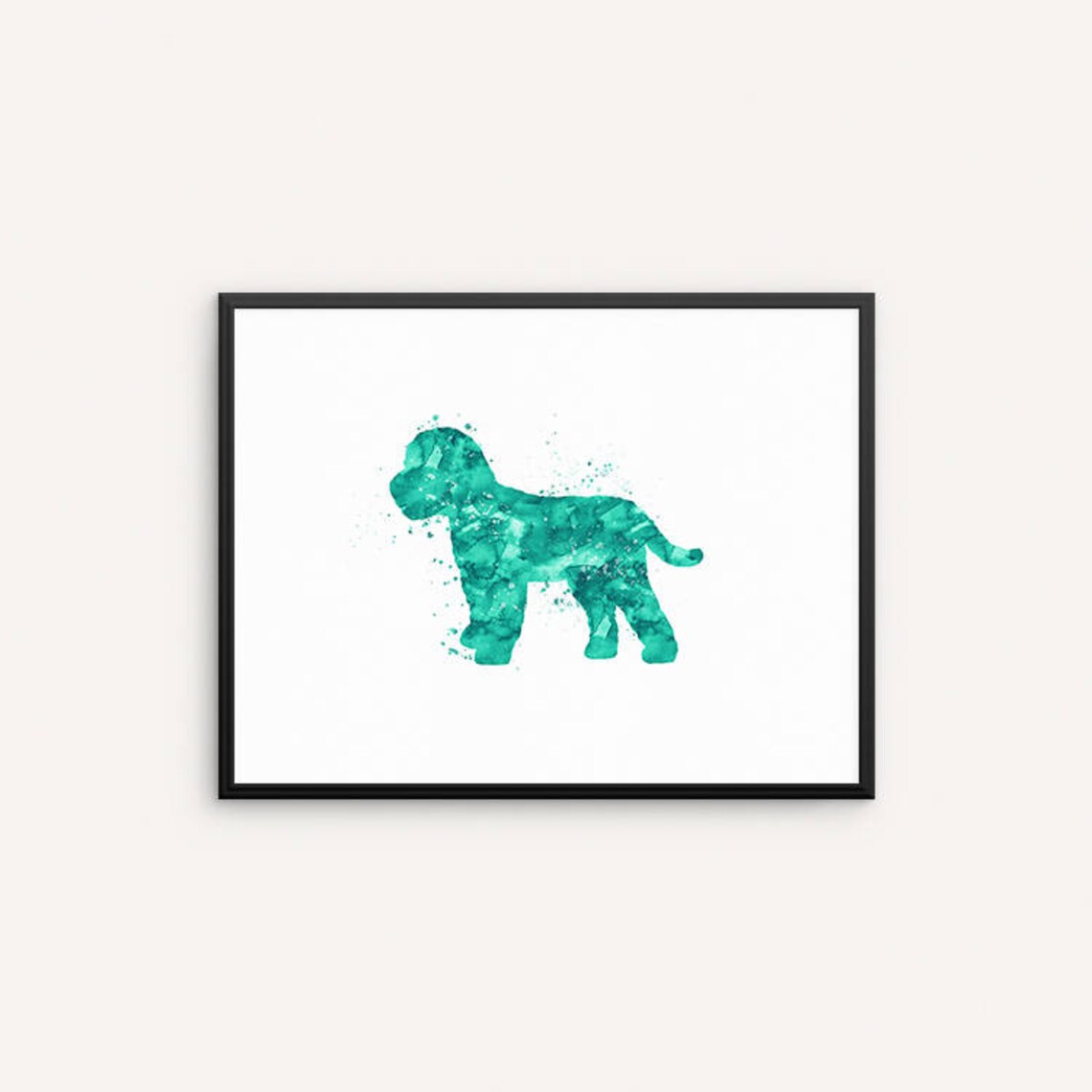 Cockapoo Watercolor Print Cockapoo Art Watercolor Dog Wall - Etsy