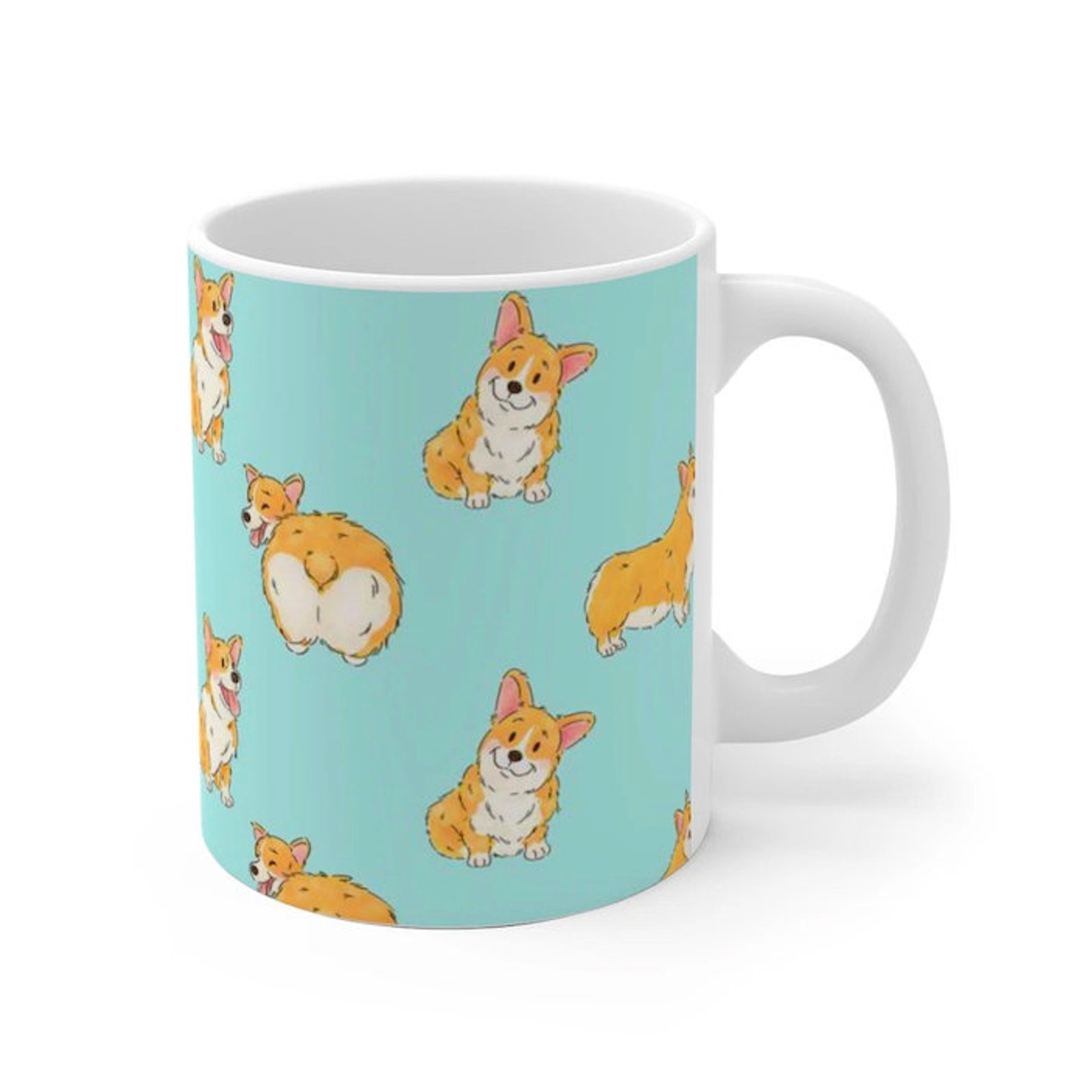Corgi Mug Corgi Dog Coffee Mug Funny Cute Dog Mom Mugs | Etsy