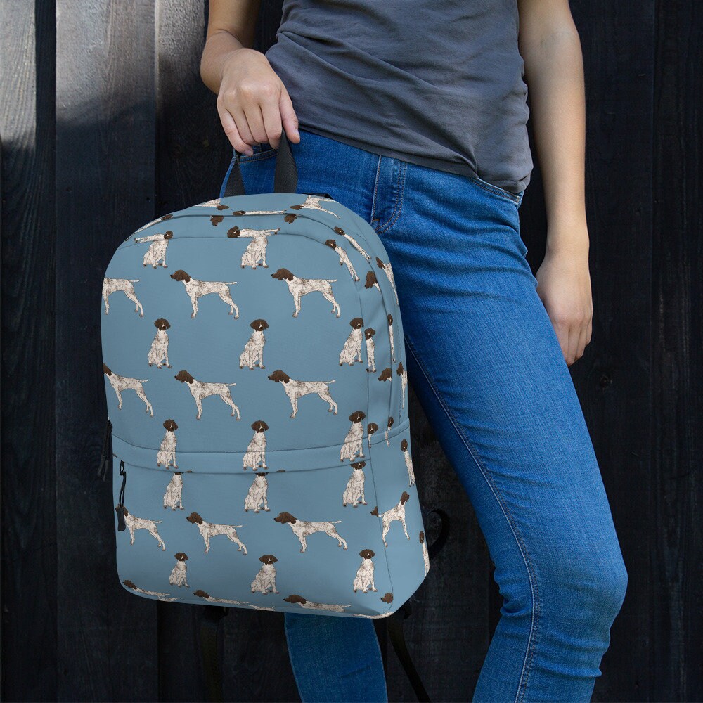 GSP Backpack, German Shorthaired Pointer Dog Laptop Bag, Women's Travel ...