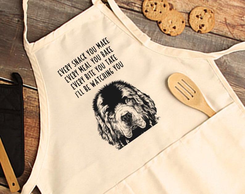 Newfie Apron Newfoundland Dog Aprons With Pockets Every - Etsy