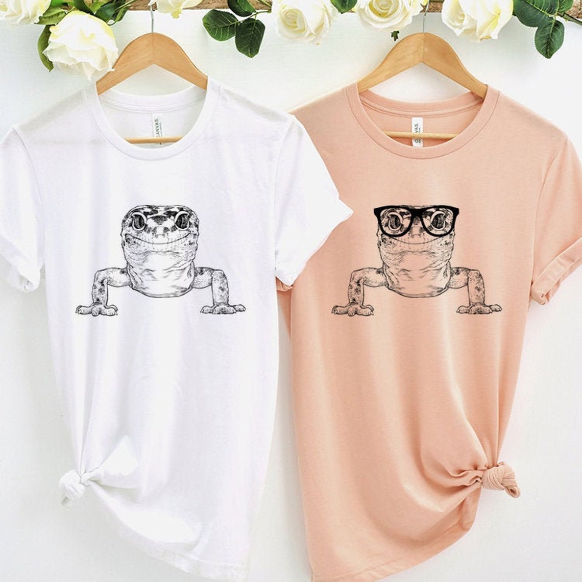 Leopard Gecko Shirt Nerdy Glasses Lizard Tee Tshirt Hipster - Etsy