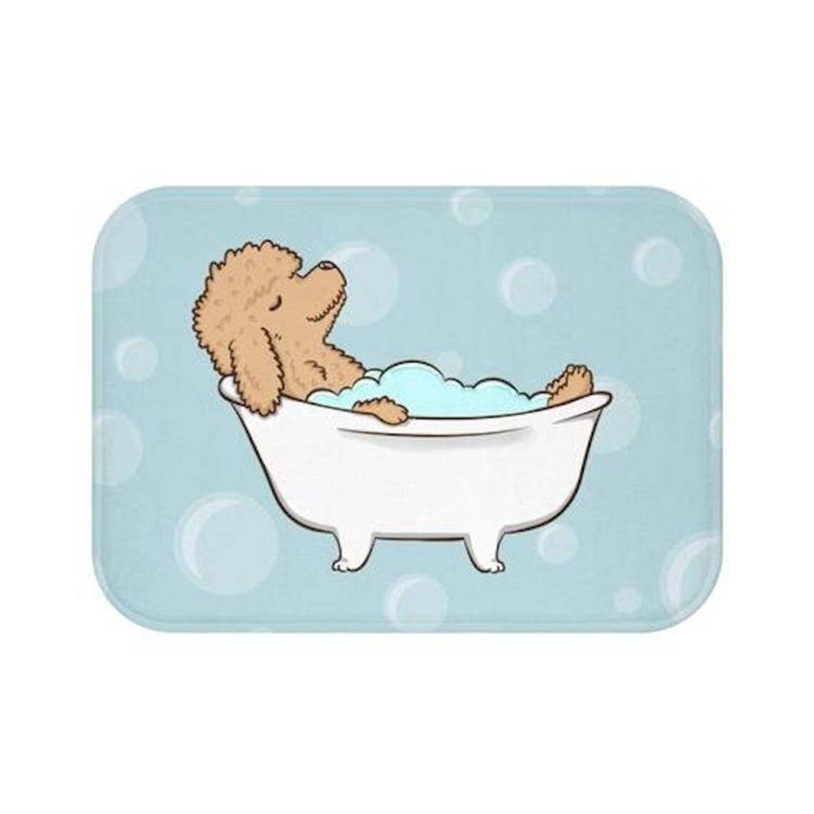 Doodle Goldendoodle Labradoodle Dog Bath Mat Dog Door Mat - Etsy