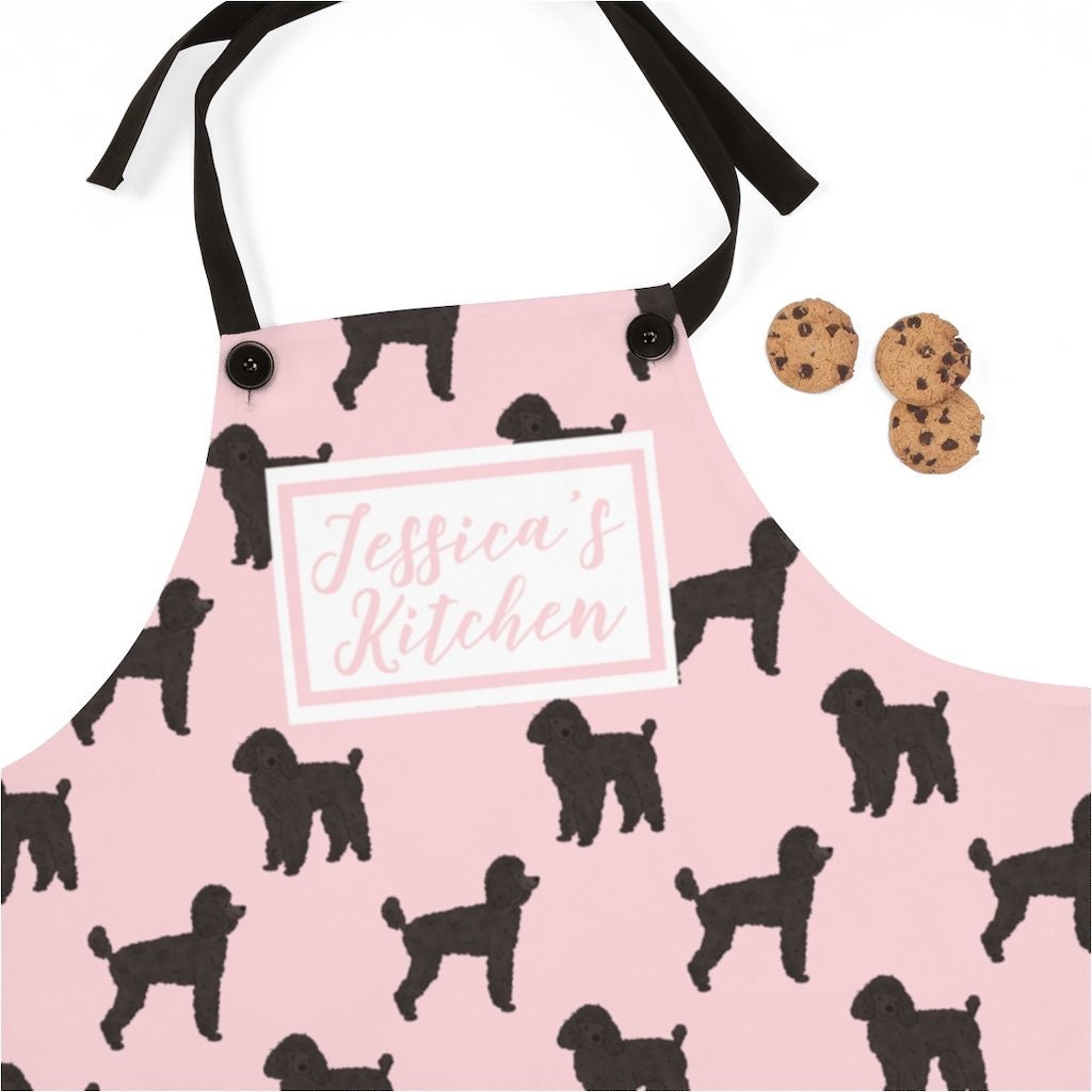 Custom Dog Apron Poodle Aprons Dog Personalized Cooking | Etsy