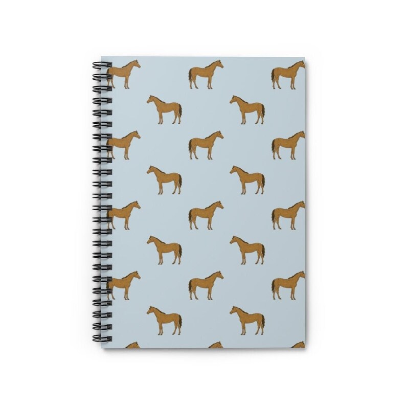 Horse Notebook Farm Animals Spiral Notebook Cute Notepad - Etsy