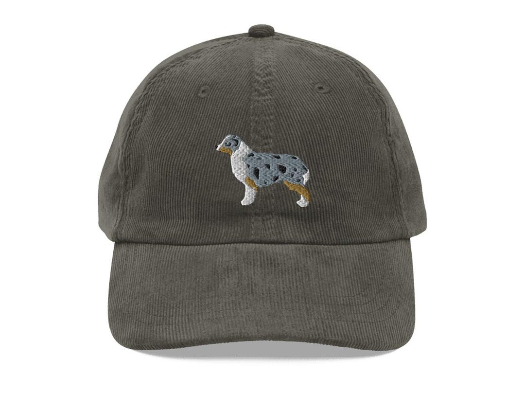 Australian Shepherd Hat, Aussie Beanie, Dog Cap, Dog Embroidered ...