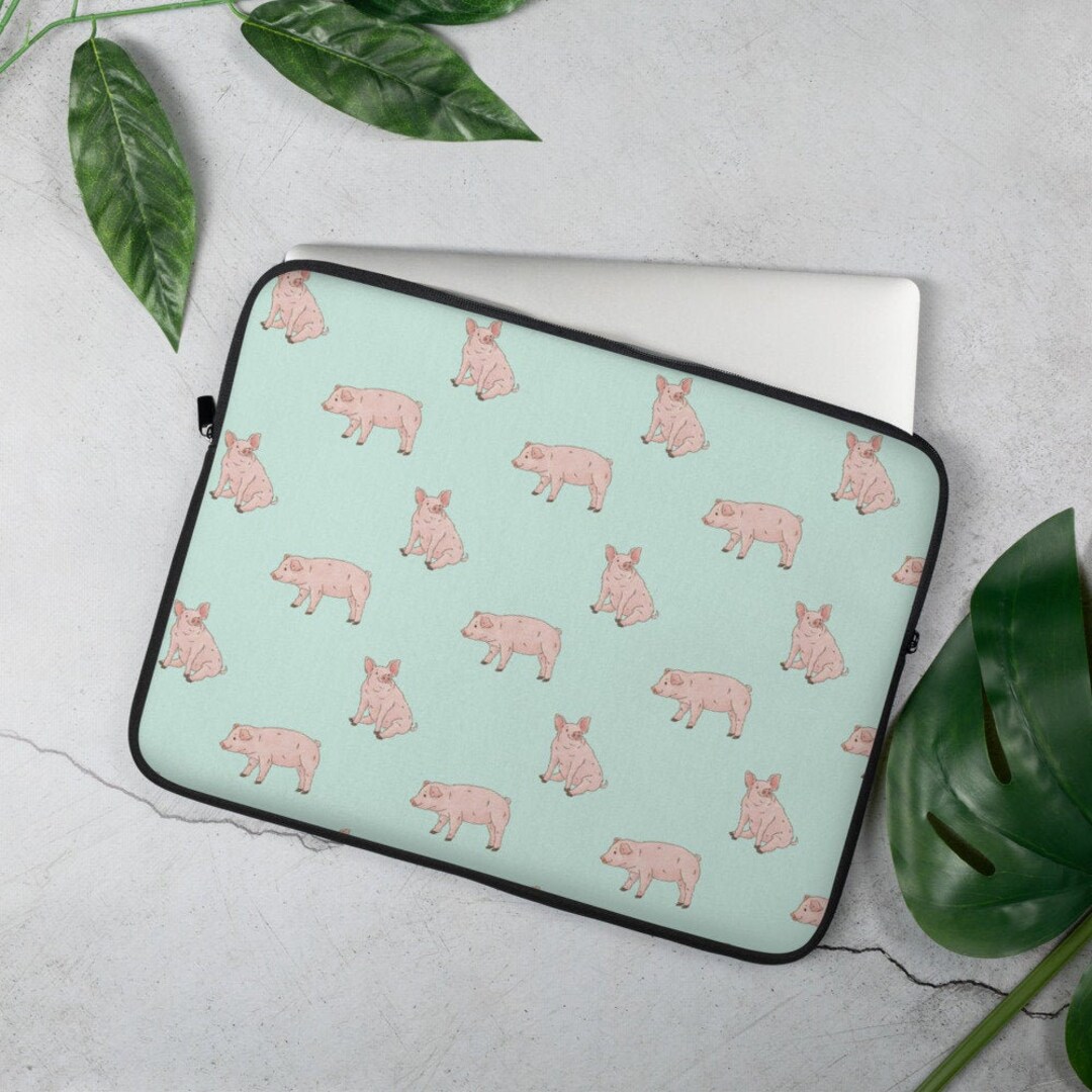 Pig Laptop Sleeve, Cute Laptop Sleeve, MacBook Case, 13 Inch, 15 Inch ...