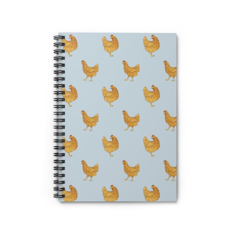 Chicken Notebook Farm Animals Spiral Notebook Cute Notepad - Etsy