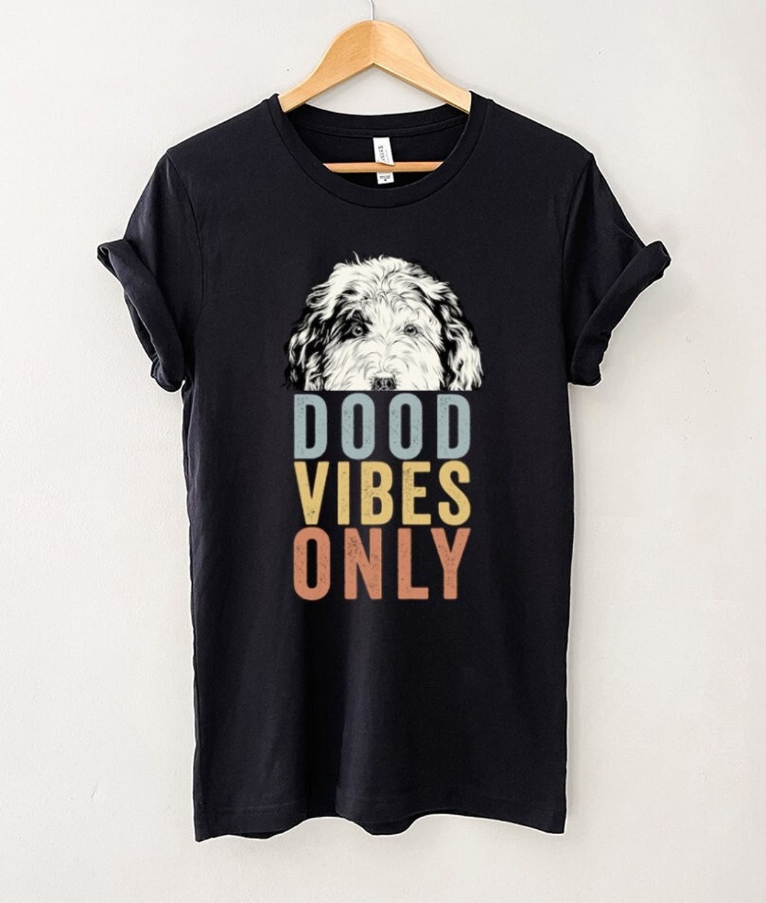Dood Vibes Only Shirt, Sheepadoodle Mom T-shirt, Funny Pun Doodle Mama ...