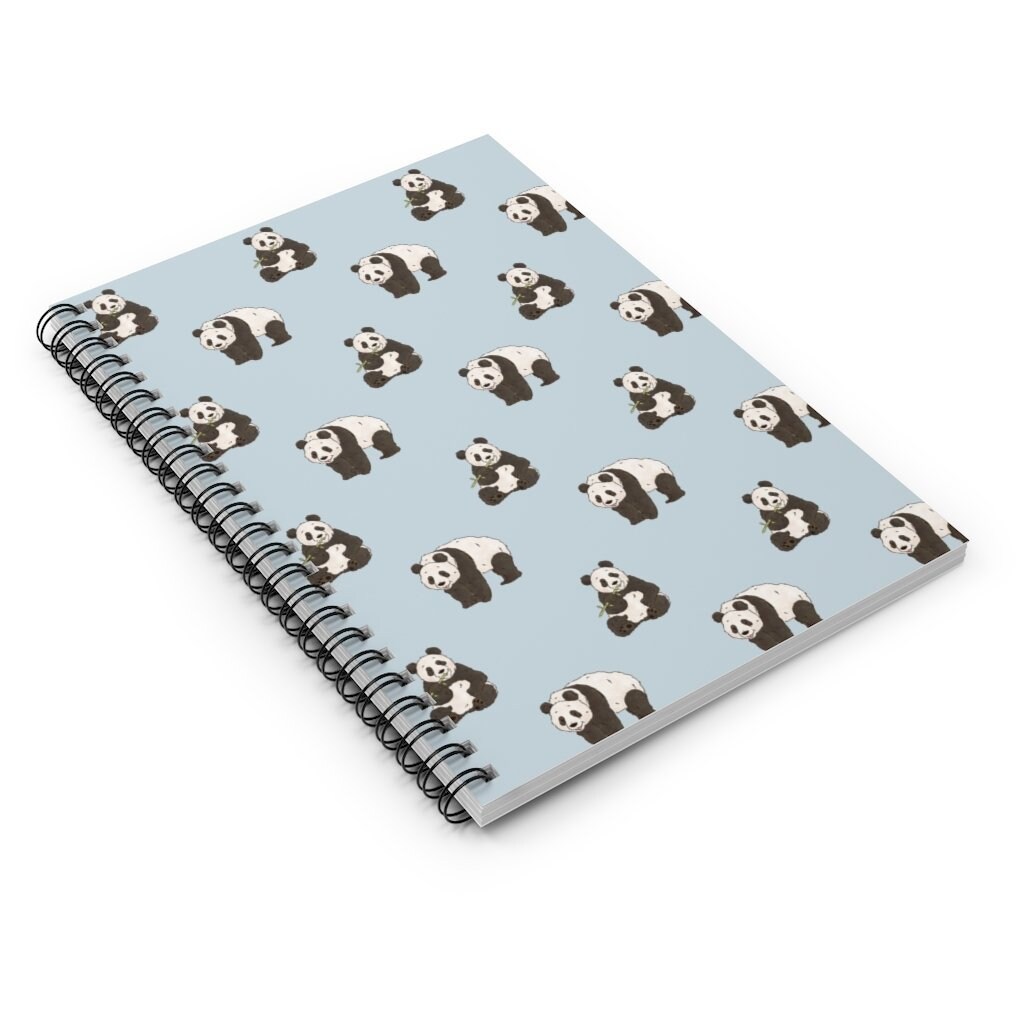 Panda Notebook Animal Spiral Notebook Cute Notepad Journal - Etsy UK