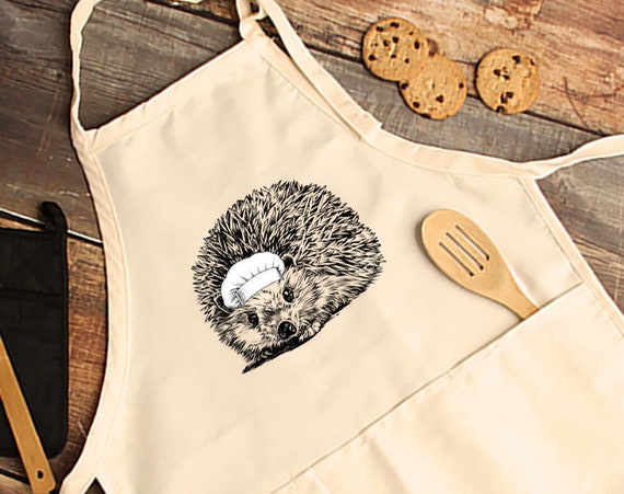 Hedgehog Apron Hedgie Mom Aprons With Pockets Pet Animal - Etsy