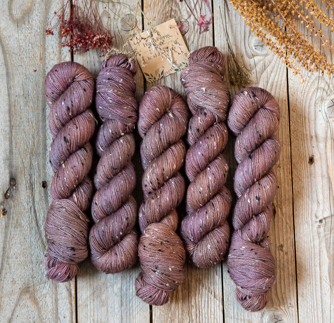 Fil teint à la main MALAYA, fil sw BFL 4-ply, fil britannique, doigté ...