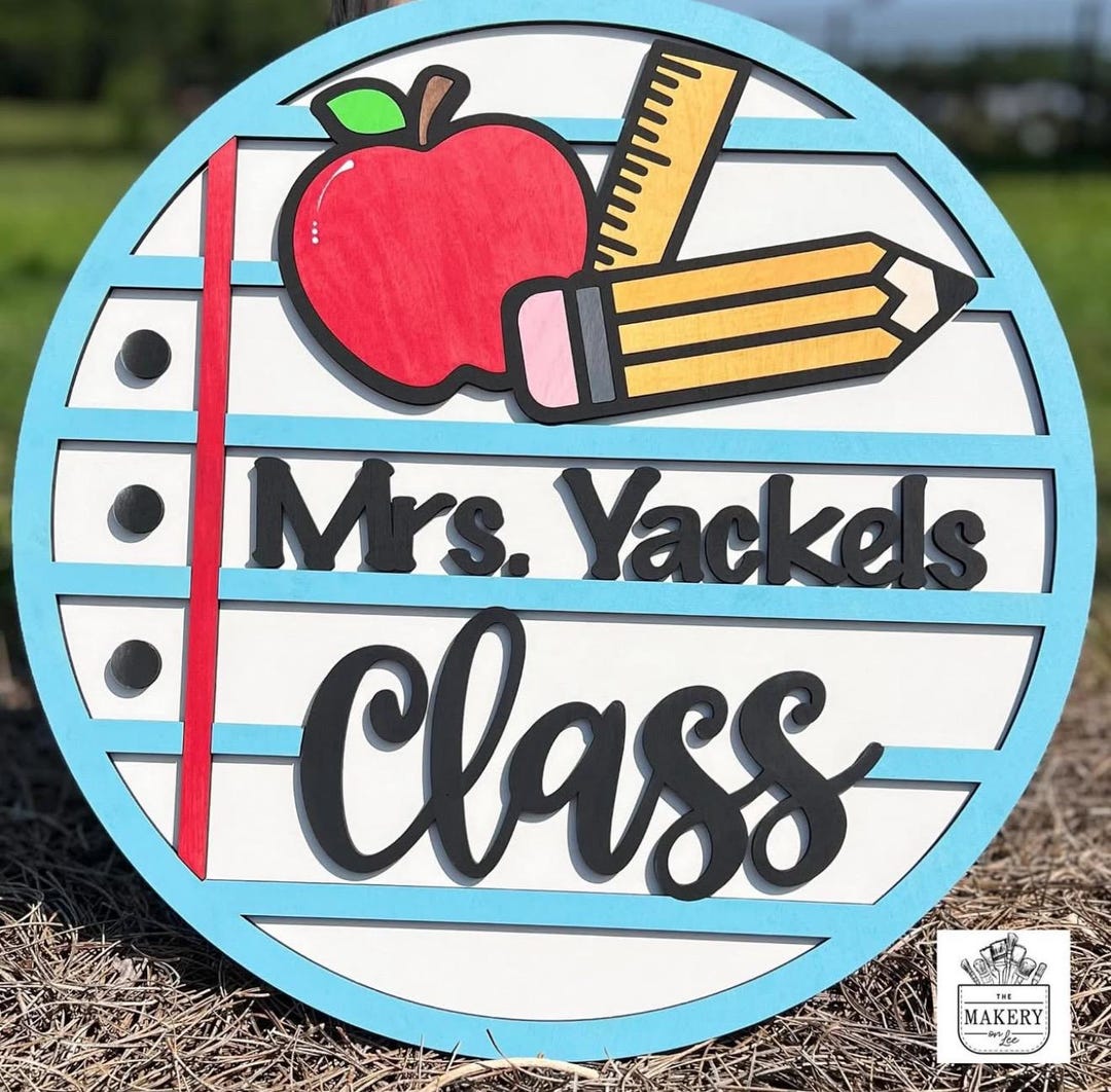 Teacher Appreciation Sign• End of School Year•gifts• Free Shipping ...