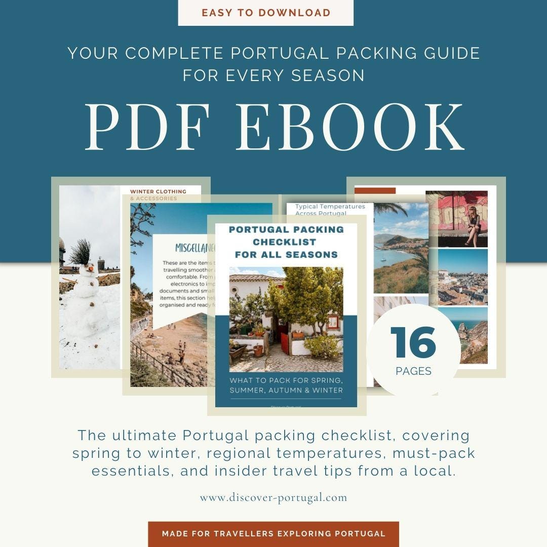 Complete Seasonal Portugal Packing Checklist: Seasonal Travel Guide ...