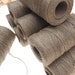 Black Linen Thread, Unwaxed Black Linen String , Warp Thread Thickness ...