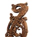 Wooden Hand Carved Dragon, Ringerike Style, Personalized, Dragon Wall ...