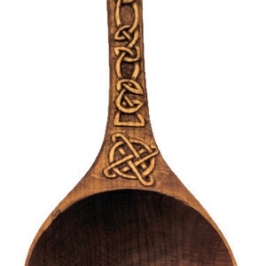 Hand Carved Spoon With a Celtic Pattern - Etsy