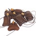 Bright Leather Small Barrel Waterskin, Hand-crafted, Medieval Wine Skin ...