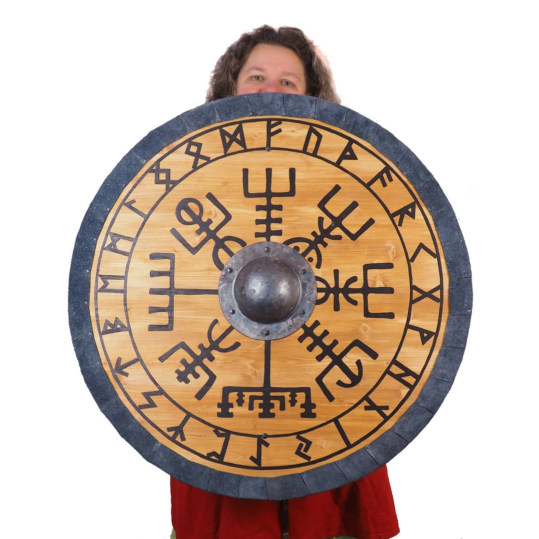 Personalized Aegishjalmur Viking Shield Pattern, 30 Inch, Norseman ...