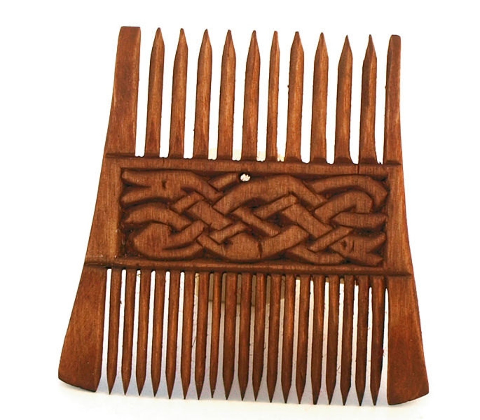 Viking Wooden Double Comb With Pattern Form Runestone Norway - Etsy