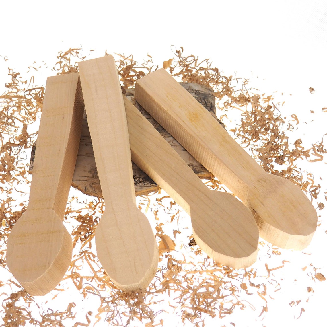 Linden Tree Carving Wood Spoon Blank Set 2 Piece Set - Etsy