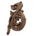 Wooden Hand Carved Dragon, Ringerike Style, Personalized, Dragon Wall ...