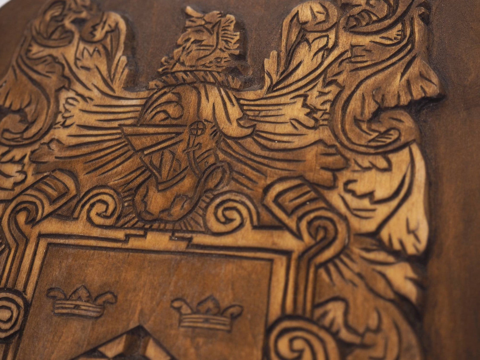 Personalized Family Crest Hand Carved Coat of Arms Custom - Etsy