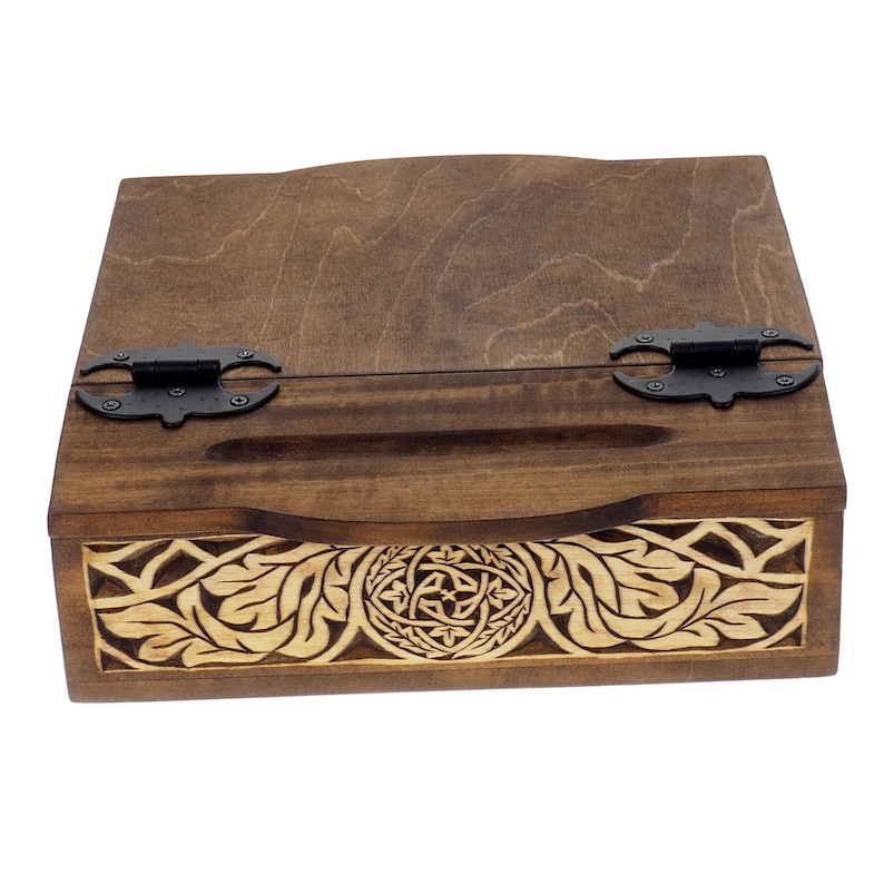 Personalized Hand Carved Medieval Bureau Box Wooden Desk - Etsy