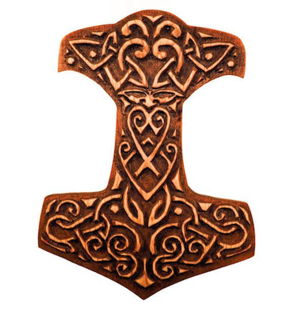 Thor Hammer Wall Sign