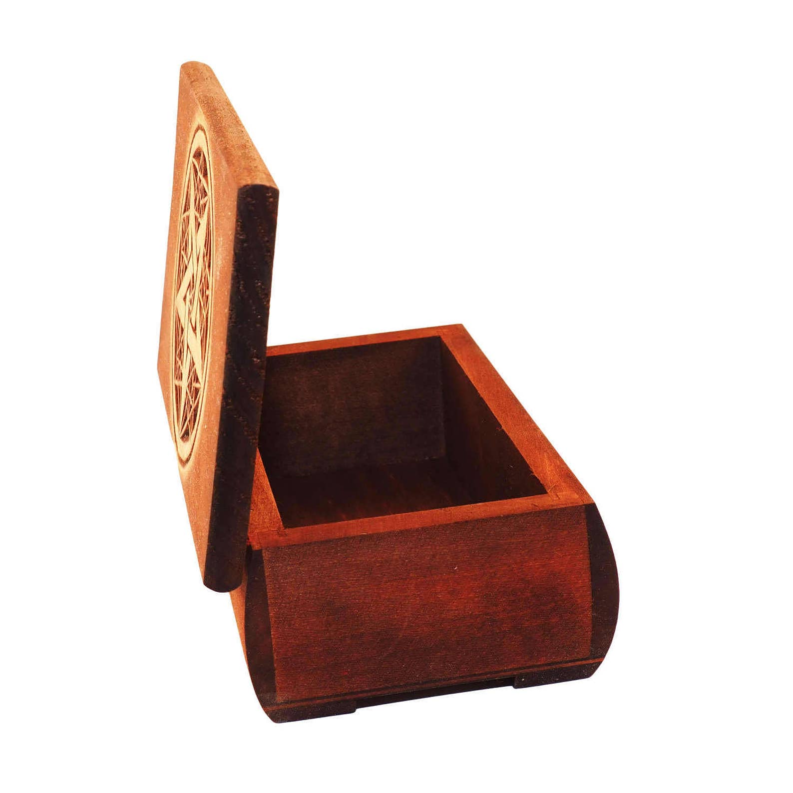 Wooden Historical Jewelry Box Pentagram - Etsy Norway