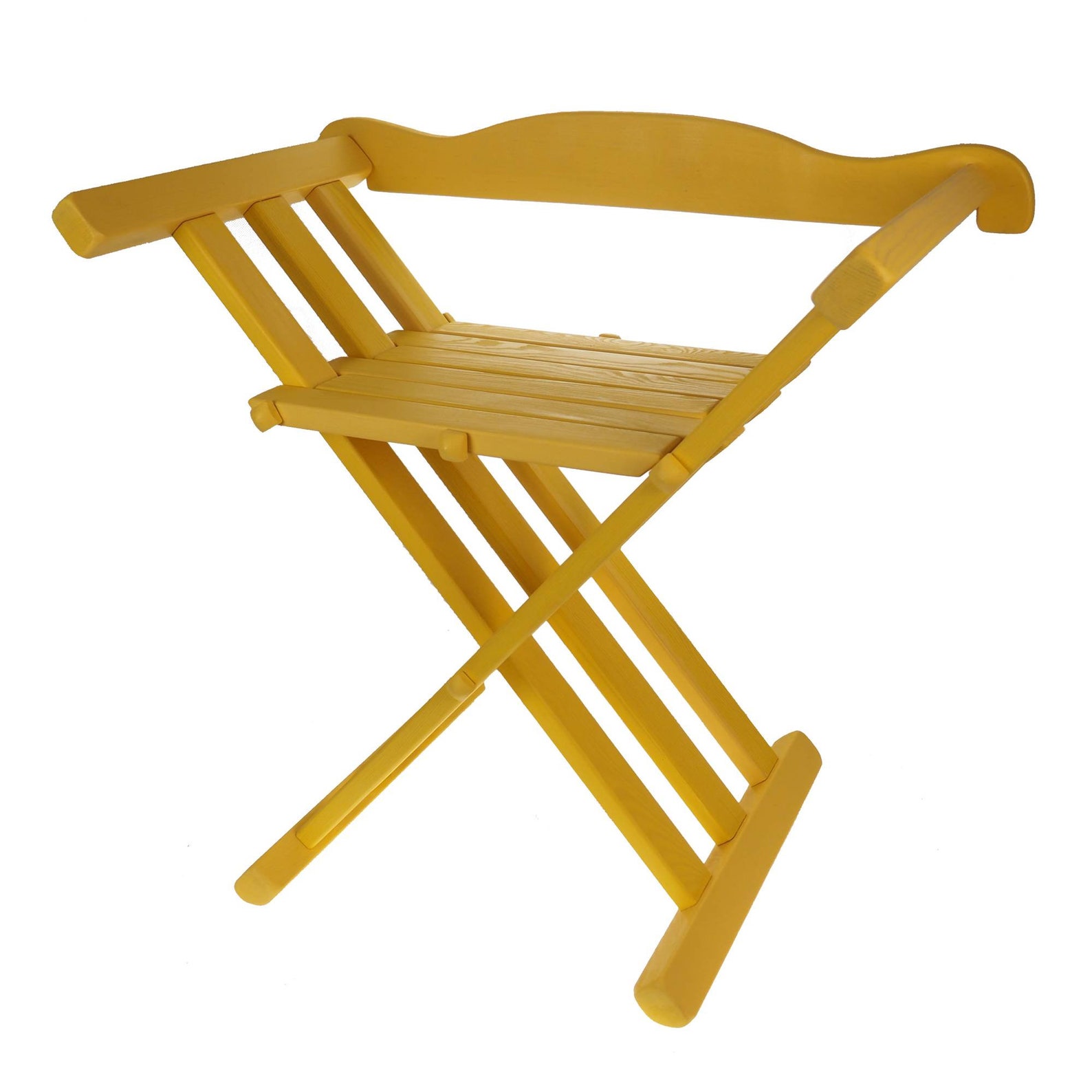 Personalized Color (yellow) Wooden Medieval Viking Folding Chair With ...