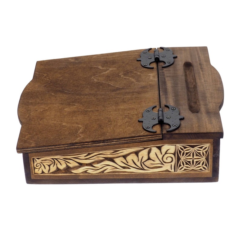 Personalized Hand Carved Medieval Bureau Box Wooden Desk - Etsy
