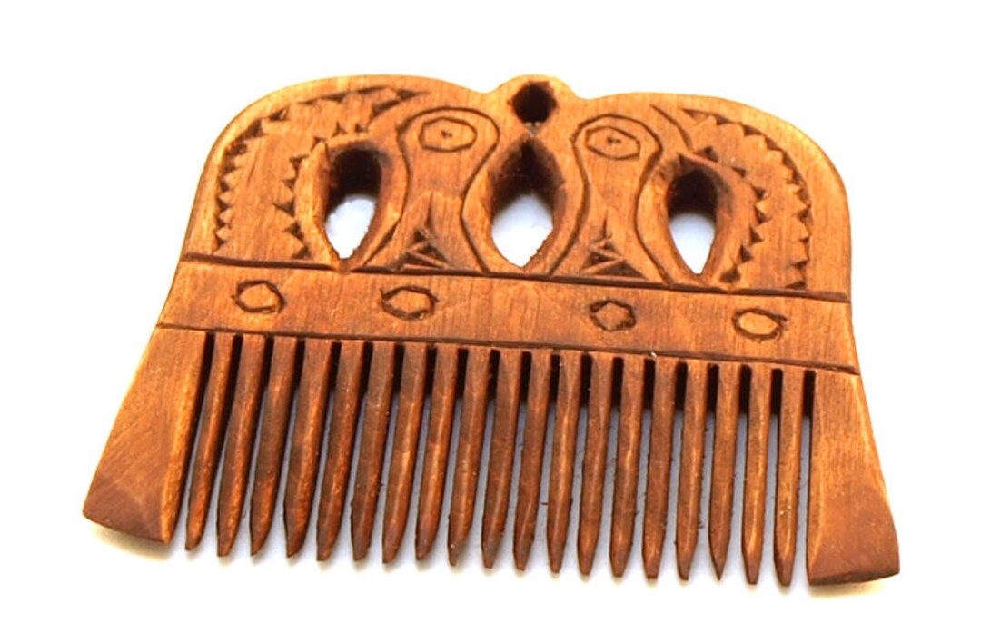 Viking Wooden Comb With a Pattern From Northen Norway - Etsy
