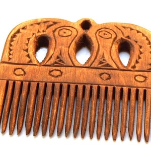Viking Wooden Comb With a Pattern From Northen Norway - Etsy