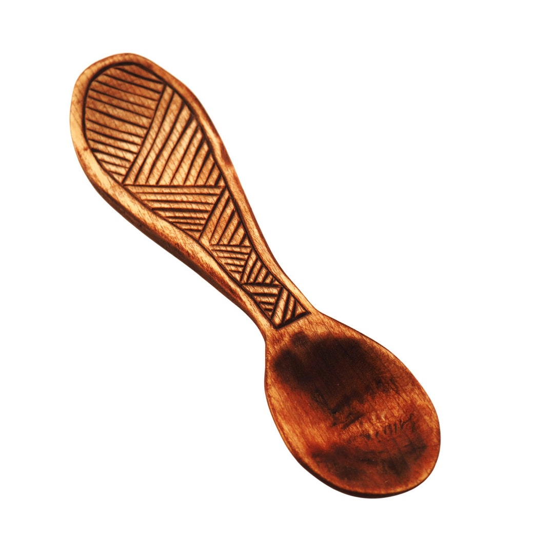 Wooden Hand Carved Spoon in Slavic Pattern - Etsy