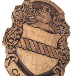 Pearson Personalized Family Crest, Hand Carved, Coat of Arms, Custom ...
