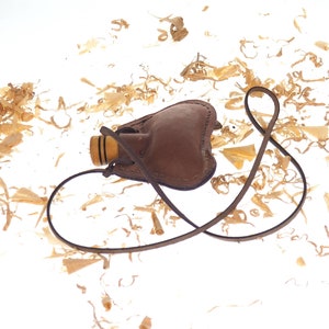 Light Brown, Mini Flask, Hand Crafted, Authentic Medieval Wine Skin ...