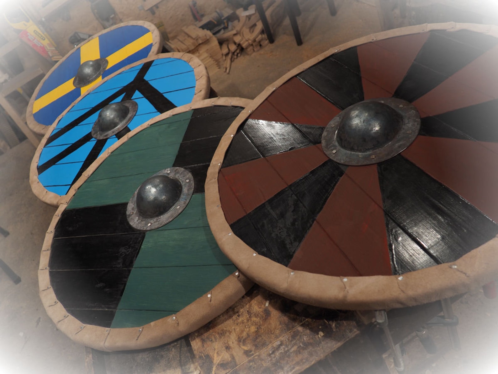 Custom pattern Viking Shield | Etsy