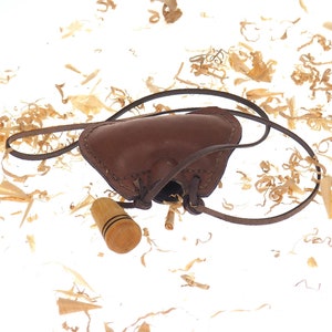 Light Brown, Mini Flask, Hand Crafted, Authentic Medieval Wine Skin ...